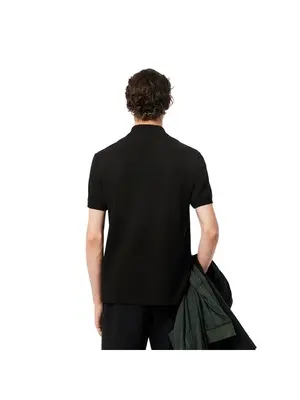 Lacoste Classic Fit L.12.12 Light Piqué Polo Shirt - Black