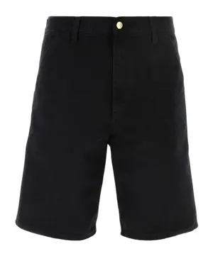 Carhartt Work In Progress Logo Patch Chino Shorts - Black