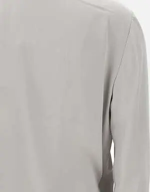 Theory V-neck Draped Blouse