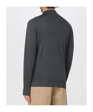 Barena Venezia Pevaron Long-sleeved Polo Shirt - Black