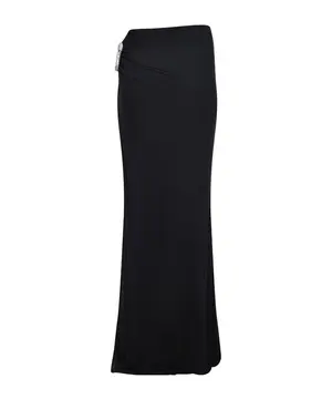 Giuseppe Di Morabito Draped Rhinestone Skirt