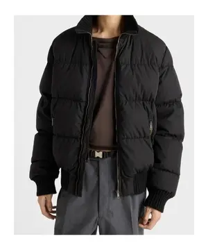 Prada Quilted Zip-up Jacket