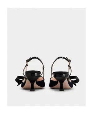 ROGER VIVIER Virgule Bow Slingback Pumps