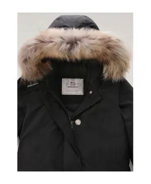 Woolrich Arctic Parka With Raccoon Trim - Black