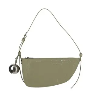 Burberry Mini Shield Bell Charm Shoulder Bag - Hunter
