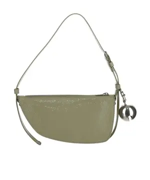 Burberry Mini Shield Bell Charm Shoulder Bag - Hunter