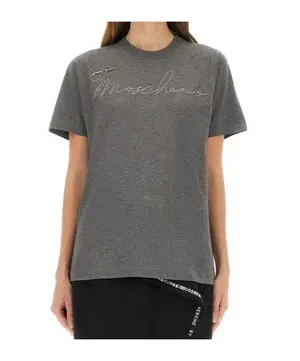 Moschino Short Sleeve Crewneck T-shirt - Grey
