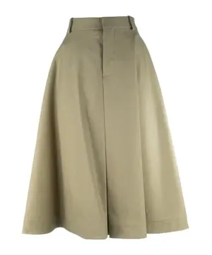 Bottega Veneta Twill A-line Skirt