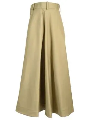 Bottega Veneta Twill A-line Skirt