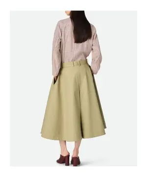 Bottega Veneta Twill A-line Skirt
