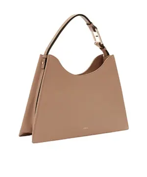 Furla Logo Shoulder Bag - Brown
