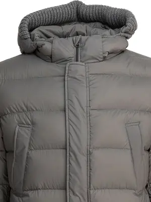 Herno Quilted Hooded Puffer Coat With Detachable Hood - No