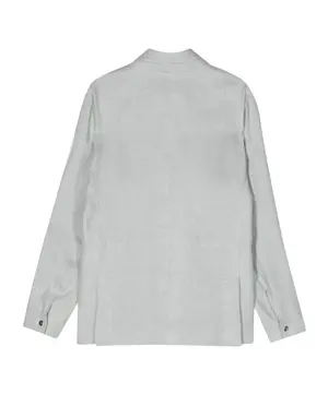 Eleventy Four-pockets Linen Jacket - Gray