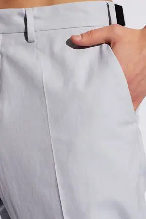 Dries Van Noten Tailored Casual Trousers - White