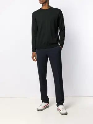 PAUL  SHARK Paul & Shark Crew Neck Sweatshirt With Logo Patch