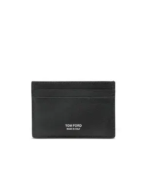 TOM FORD Logo Card Holder - Black
