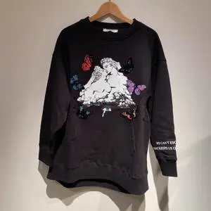 Valentino Garavani Crewneck Printed Long Sleeve Sweatshirt