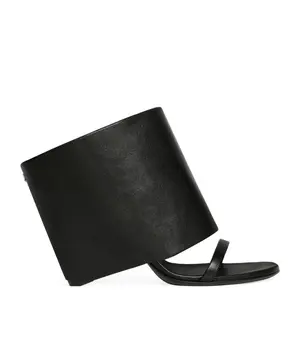 COURREGES Oblique Wedge Mules