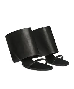 COURREGES Oblique Wedge Mules