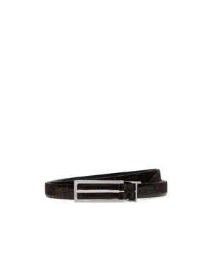 Men's Brown Calfskin Belts
