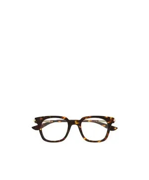 Alexander McQueen Square Frame Eyeglasses - Black