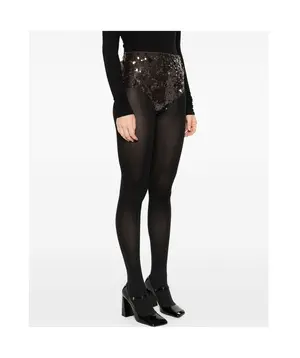 P.a.r.o.s.h Sequin Embellished High Waist Shorts