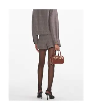 SELF-PORTRAIT Check Mini Skirt