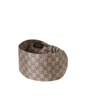 Gucci Gg Print Twill Headband