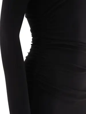 Norma Kamali Long Sleeved Boat-neck Dress