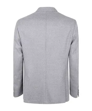 BARBA NAPOLI Single Breasted Jacket - Grey