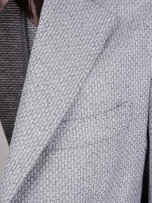 BARBA NAPOLI Single Breasted Jacket - Grey