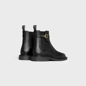 Celine Universite Chelsea Boot In Shiny Bull