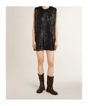 GOLDEN GOOSE Kurt Distressed Leather Boots - Black