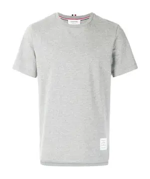Thom Browne Rwb Stripe T-shirt - Light Gray