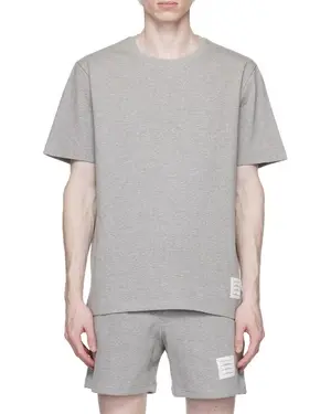 Thom Browne Rwb Stripe T-shirt - Light Gray