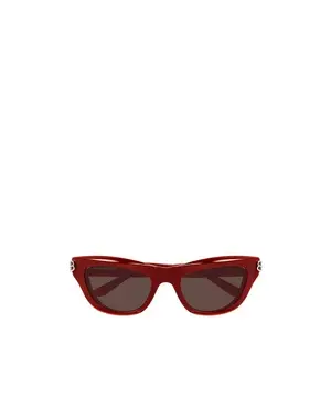 Balenciaga Cat Eye Frame Sunglasses - Brown