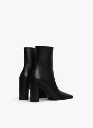 Alaïa Square-toe Block Heel Ankle Boots
