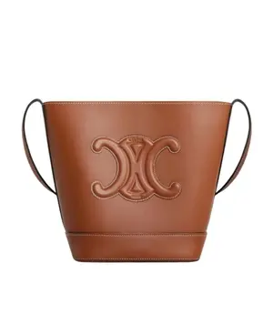 Celine Small Bucket Cuir Triomphe In Smooth Calfskin