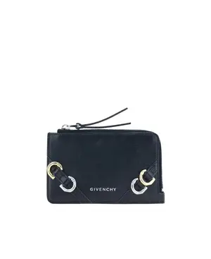 Givenchy Voyou Zipped Card Holder - Black