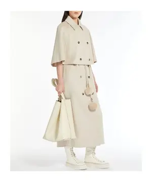 Max Mara Double-breasted Cropped Coat