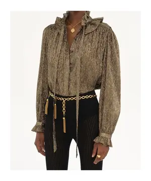 Chloé Long Sleeve Frill Shirt