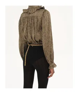 Chloé Long Sleeve Frill Shirt