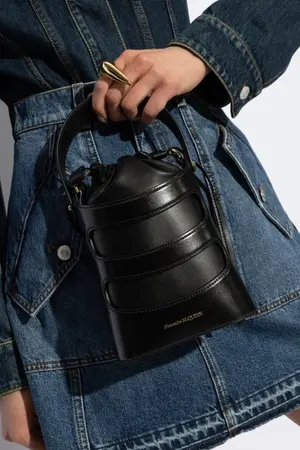Alexander McQueen The Rise Mini Bucket Bag
