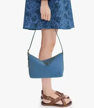 A.p.c. Vera Baguette Shoulder Bag - Blue