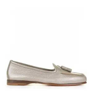 Santoni Almond Toe Flats For Women