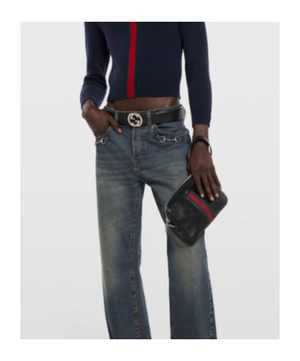 Gucci Web Trademark Small Crossbody Bag