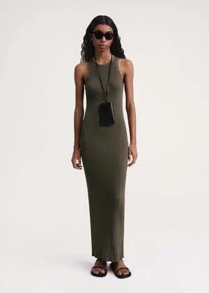 TOTEME Ribbed Racerback Maxi Dress