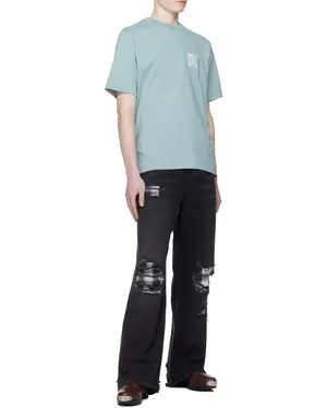 Amiri Monogram Logo T-shirt - Blue