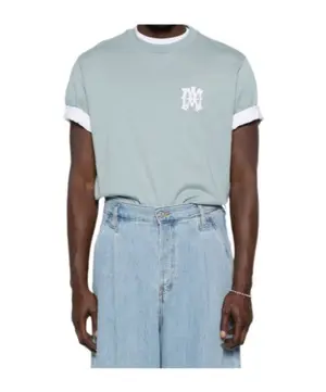 Amiri Monogram Logo T-shirt - Blue