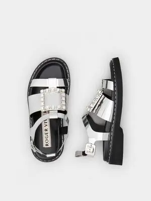 ROGER VIVIER Open-toe Sandals With Buckle Detail